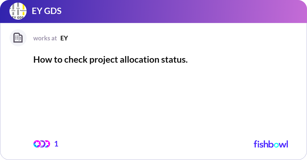 How to check project allocation status. | Fishbowl How to check project allocation status. | Fishbowl
