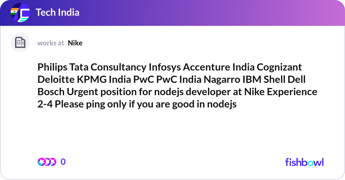 Philips Tata Consultancy Infosys Accenture India C... | Fishbowl Philips Tata Consultancy Infosys Accenture India C... | Fishbowl